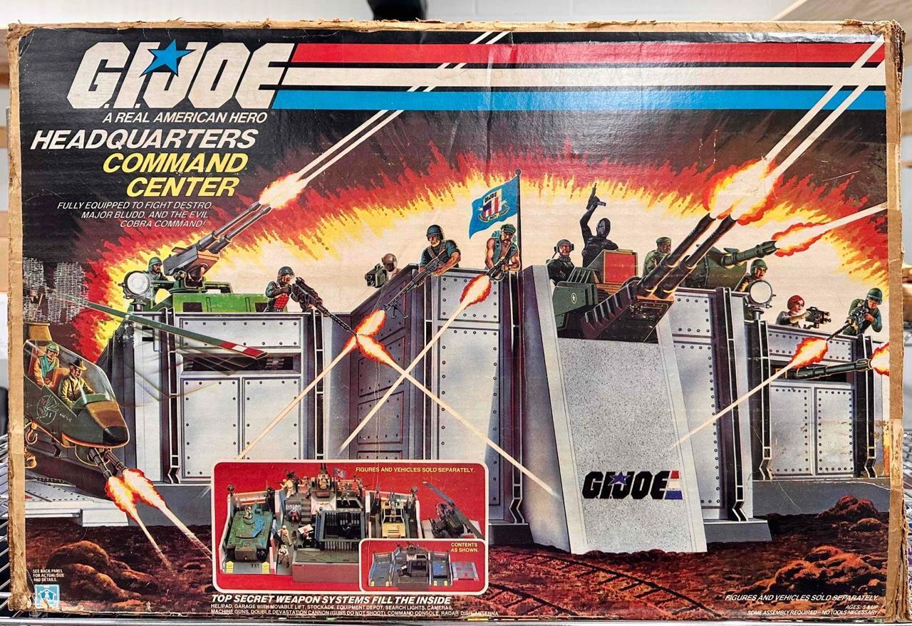 Headquarters Command Center 100% Complete W/Box GI Joe 1983 Hasbro Playset - Wheeljack's Lab