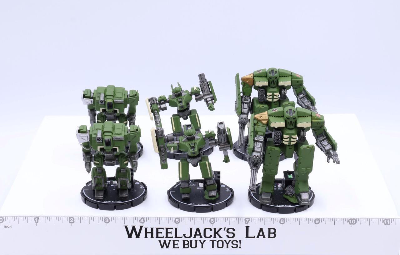 MechWarrior Mixed Lot 2007 Action Figure Vintage WizKids - Wheeljack's Lab