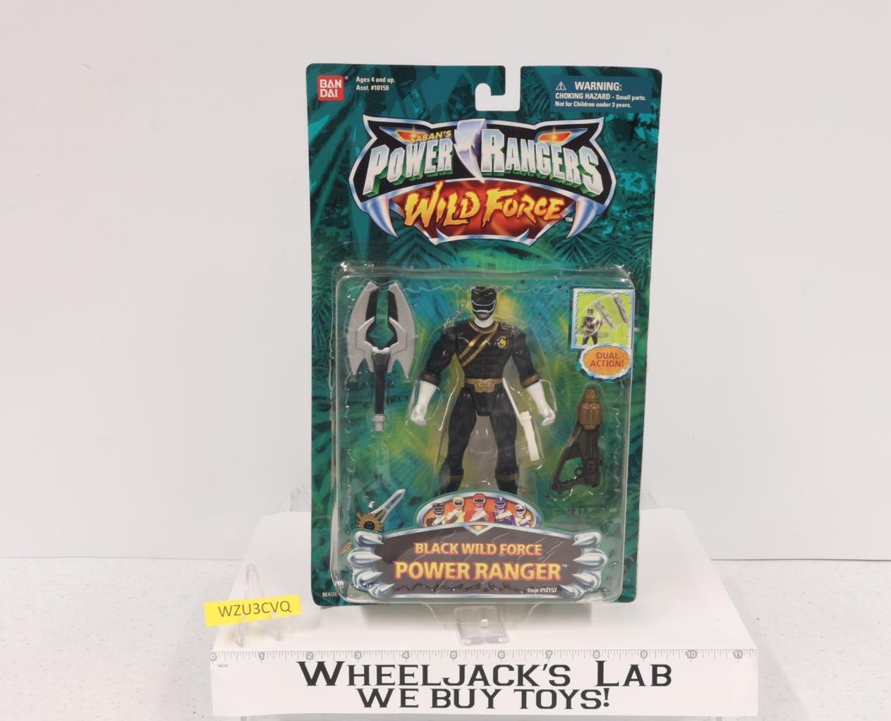 Black Ranger 100% Complete Power Rangers Wild Force 2002 Bandai Action ...