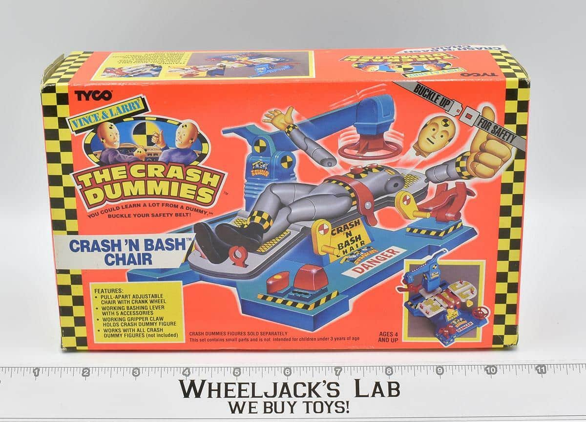 Crash 'N Bash Chair The Incredible Crash Dummies 1991 Tyco NEW SEALED ...