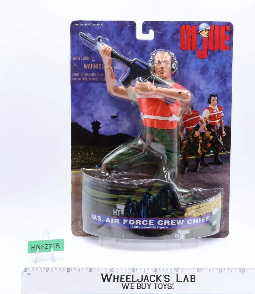 U.S. Air Force Crew Chief 12" Fully Posable Gi Joe Kenner 1998 NEW MOSC ...