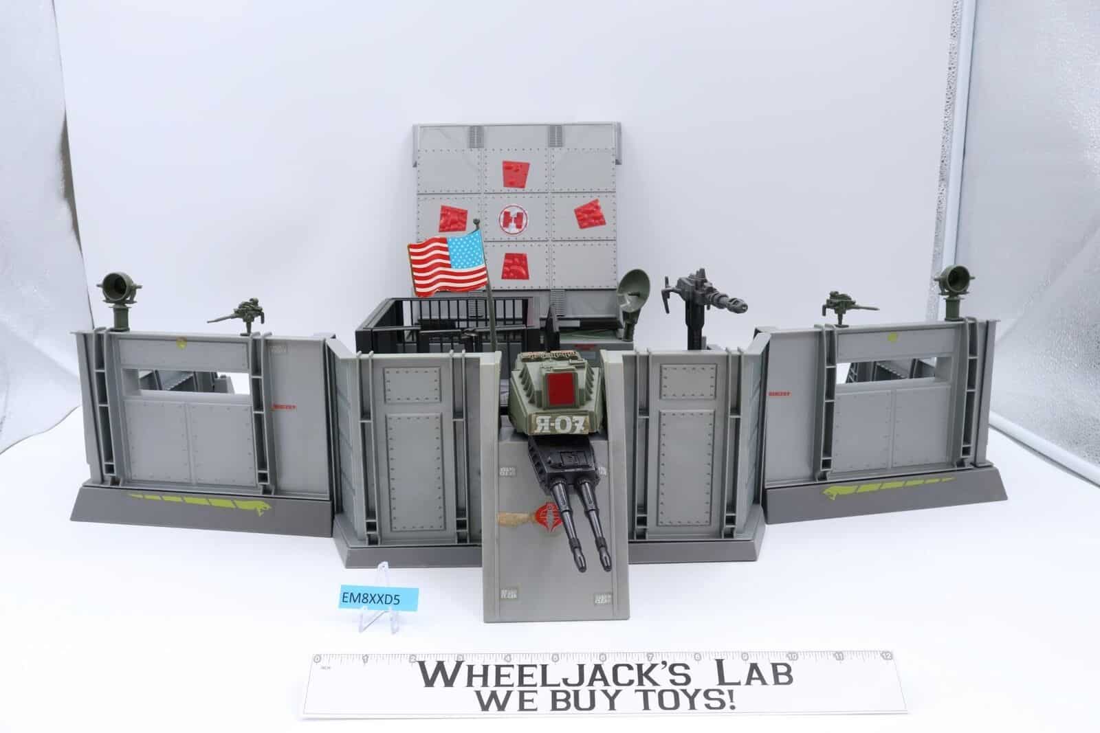 Headquarters Command Center G.I. Joe 1983 Hasbro Vintage Action Figure Playset - Wheeljack's Lab