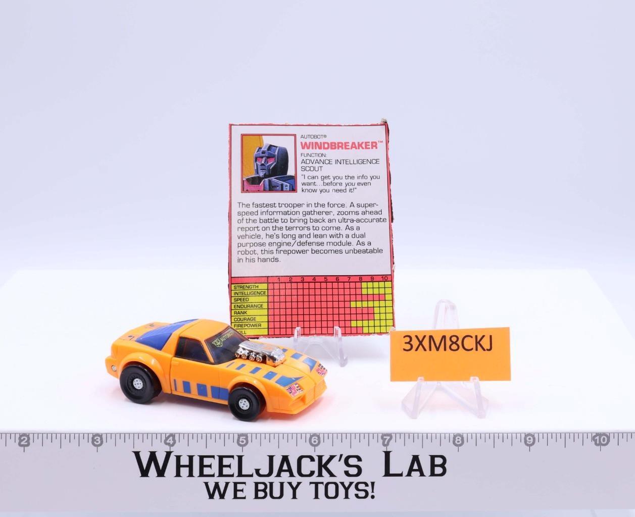 G2 Autobot Windbreaker 100% Complete 1992 Hasbro Transformers Action ...