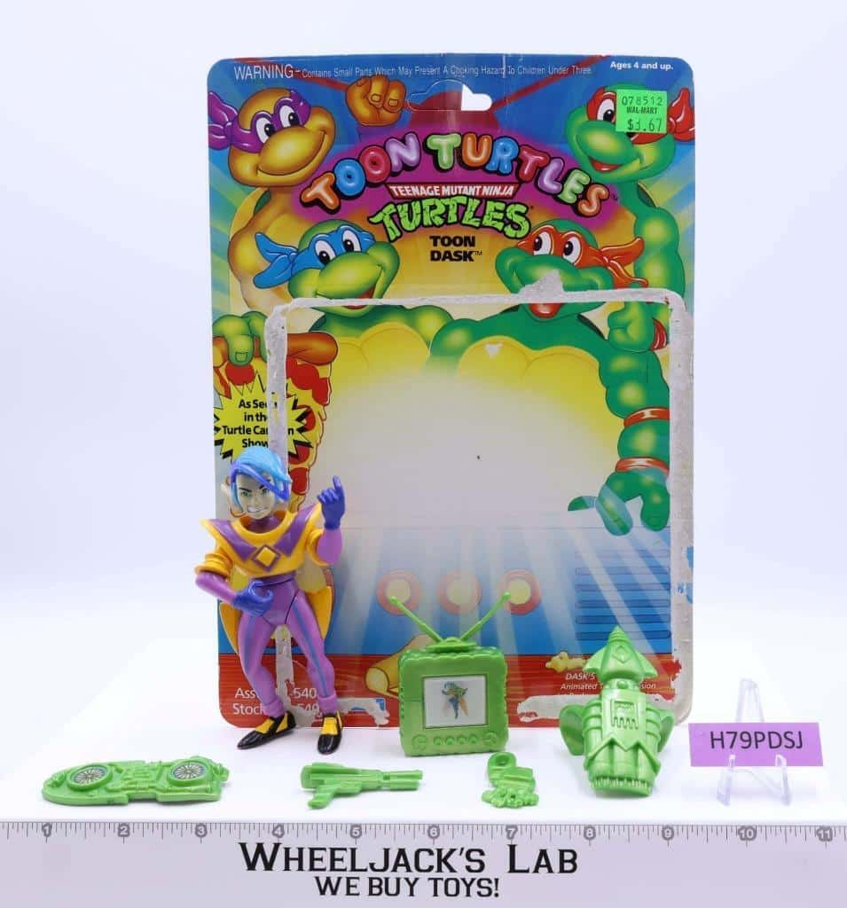 Toon Dask 100% Complete Teenage Mutant Ninja Turtle TMNT 1993 Playmates ...