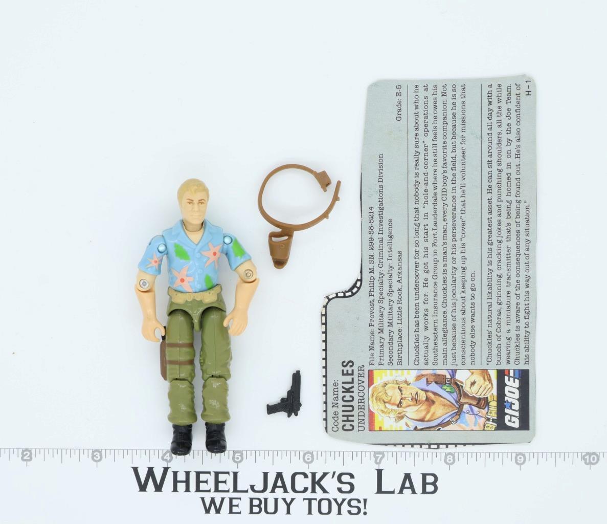 Chuckles V1 100% Complete G.I. Joe 1987 Hasbro Vintage Action Figure ...