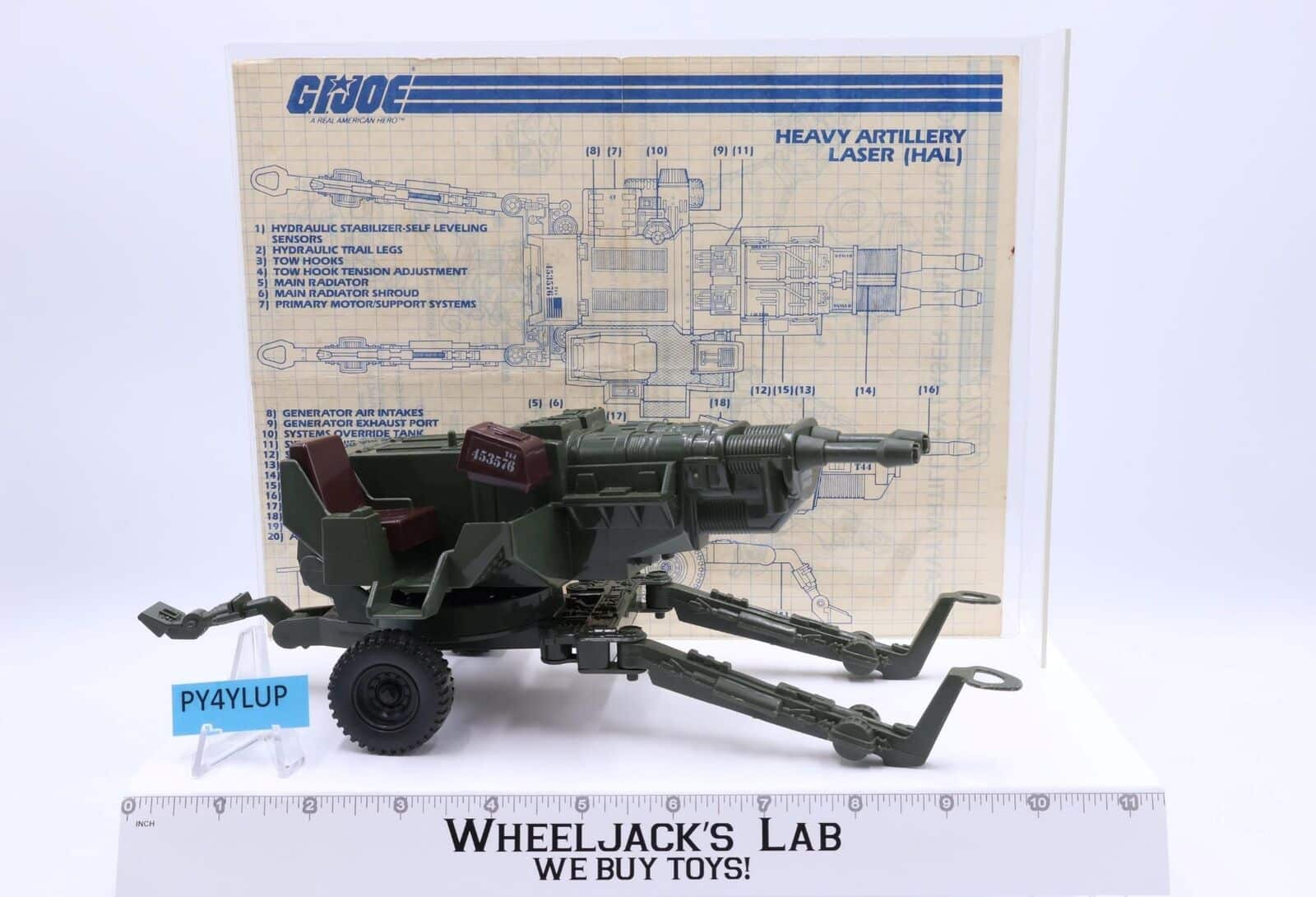 HAL 100% Complete G.I. Joe 1982 Hasbro Vintage Vehicle Action Figure ...