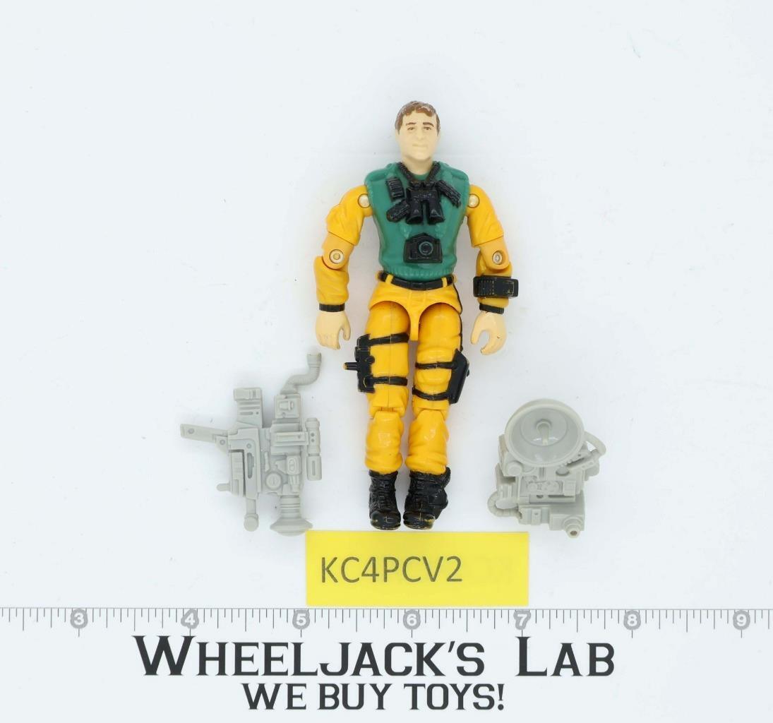 Scoop V1 G.I. Joe 1989 Hasbro Vintage Action Figure - Wheeljack's Lab