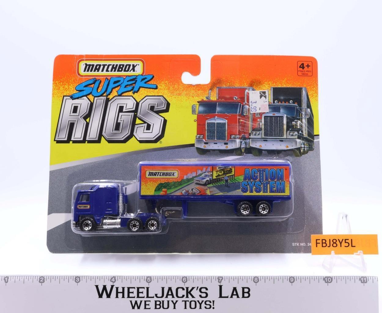 Matchbox Action System BLUE Matchbox Super Rigs Die Cast 1995 MOSC NEW ...