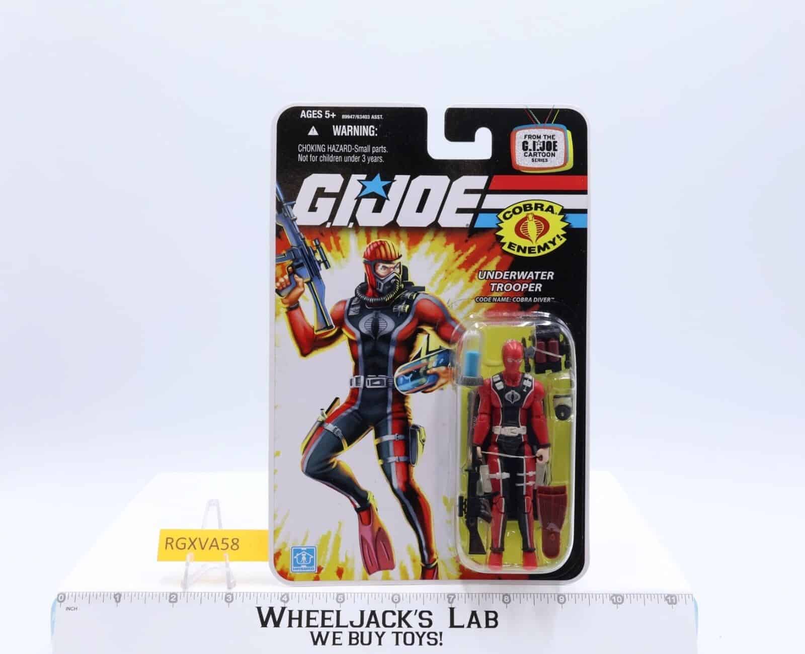 Cobra Diver GI Joe Cartoon Series 2008 Hasbro Action Figure NEW MOSC ...