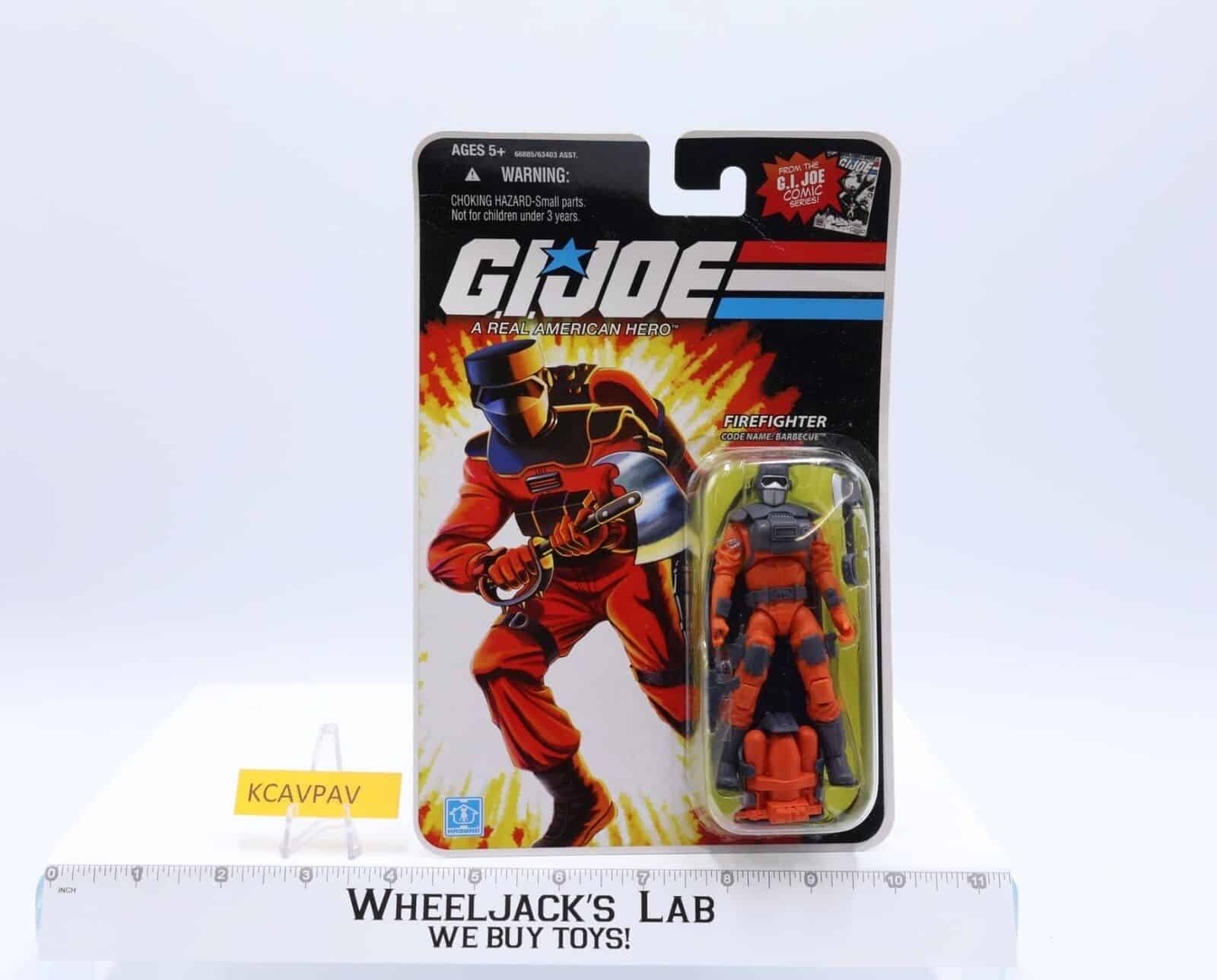 Barbecue GI Joe Comic Series 2008 Hasbro Action Figure NEW MOSC SEALED ...