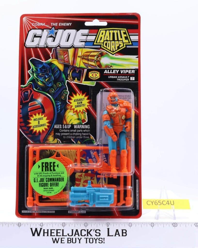Alley Viper GI Joe Battle Corps 1993 Hasbro NEW MOSC SEALED - Wheeljack ...