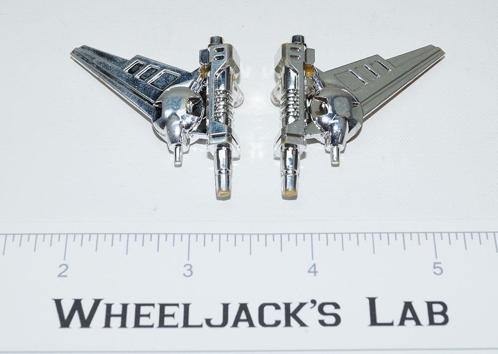 Steeljaw Silver Guns Pair 1986 Vintage Hasbro G1 Transformers Action ...