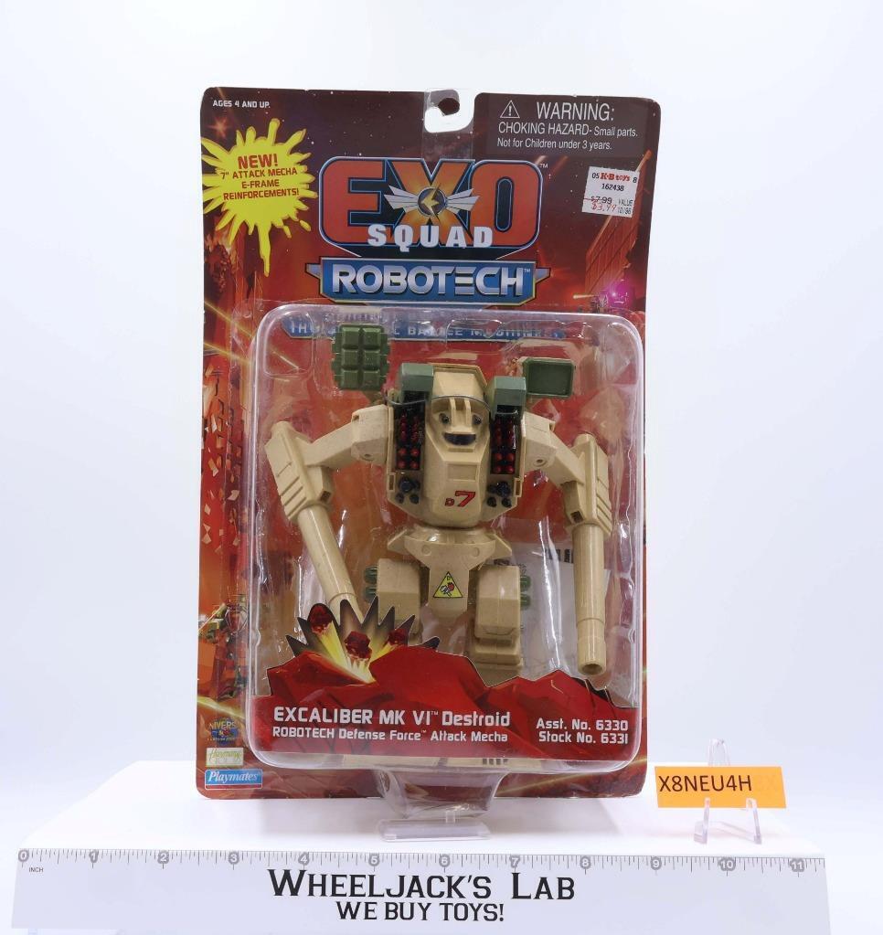 Excaliber MK VI Destroid Exo Squad Robotech 1994 Playmates Figure MOSC ...