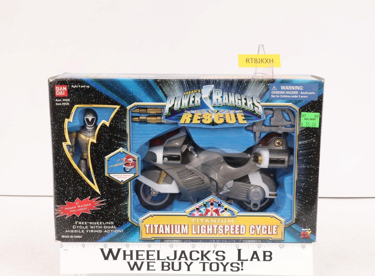 Titanium Lightspeed Cycle Complete Power Rangers Lightspeed Rescue 1999 ...