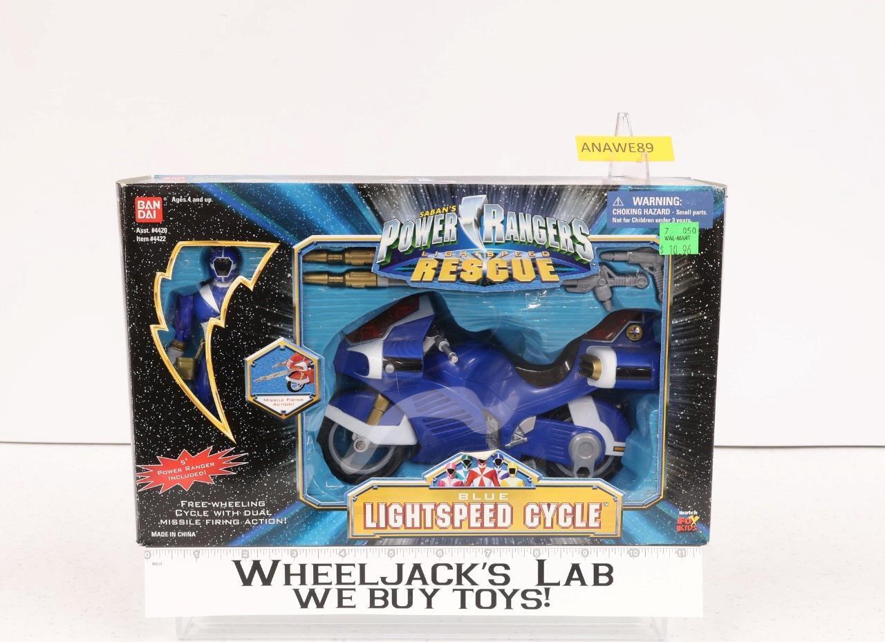 Blue Lightspeed Cycle Complete Power Rangers Lightspeed Rescue 1999 ...