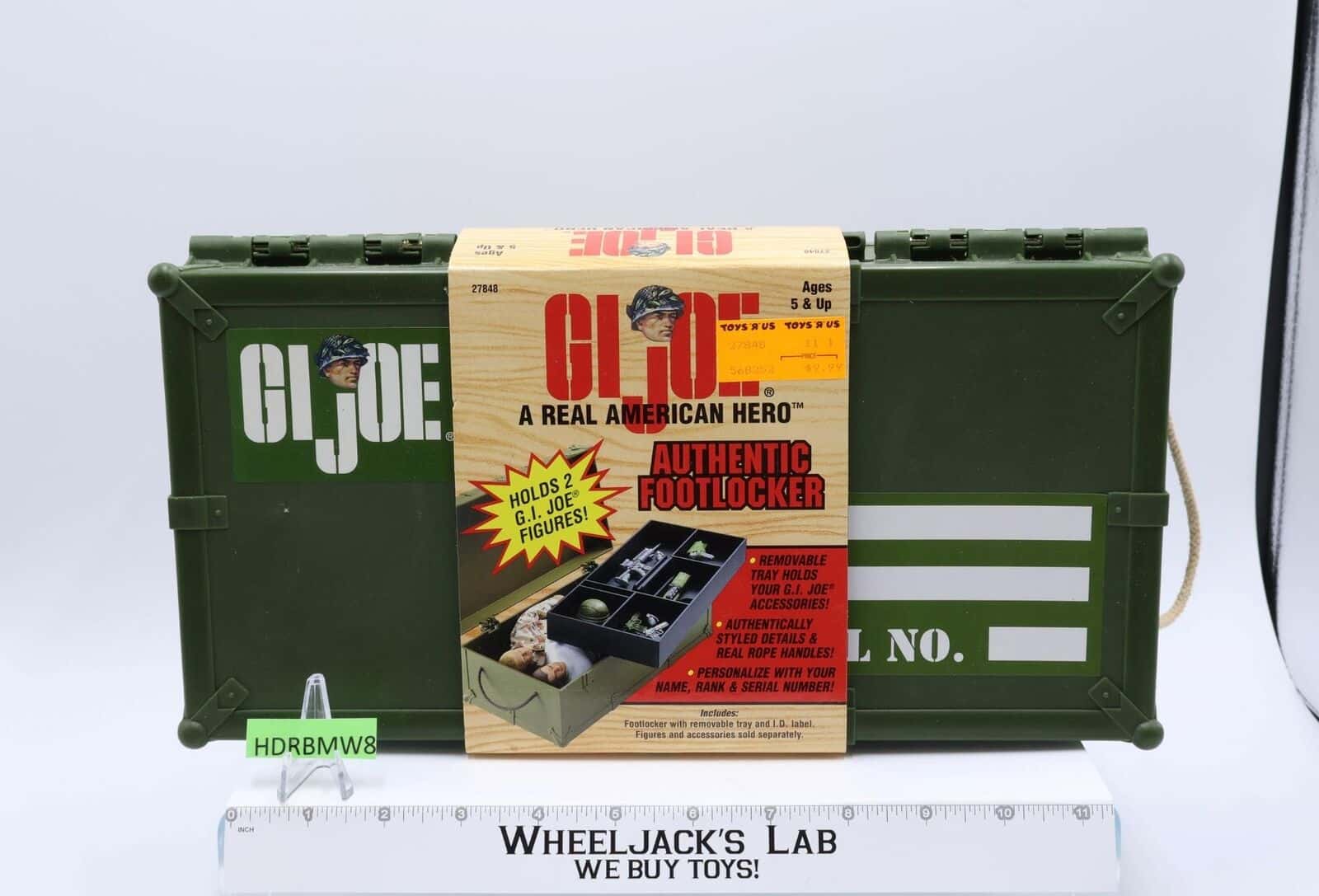 Authentic Footlocker GI Joe 1998 Hasbro Plastic Footlocker NEW ...