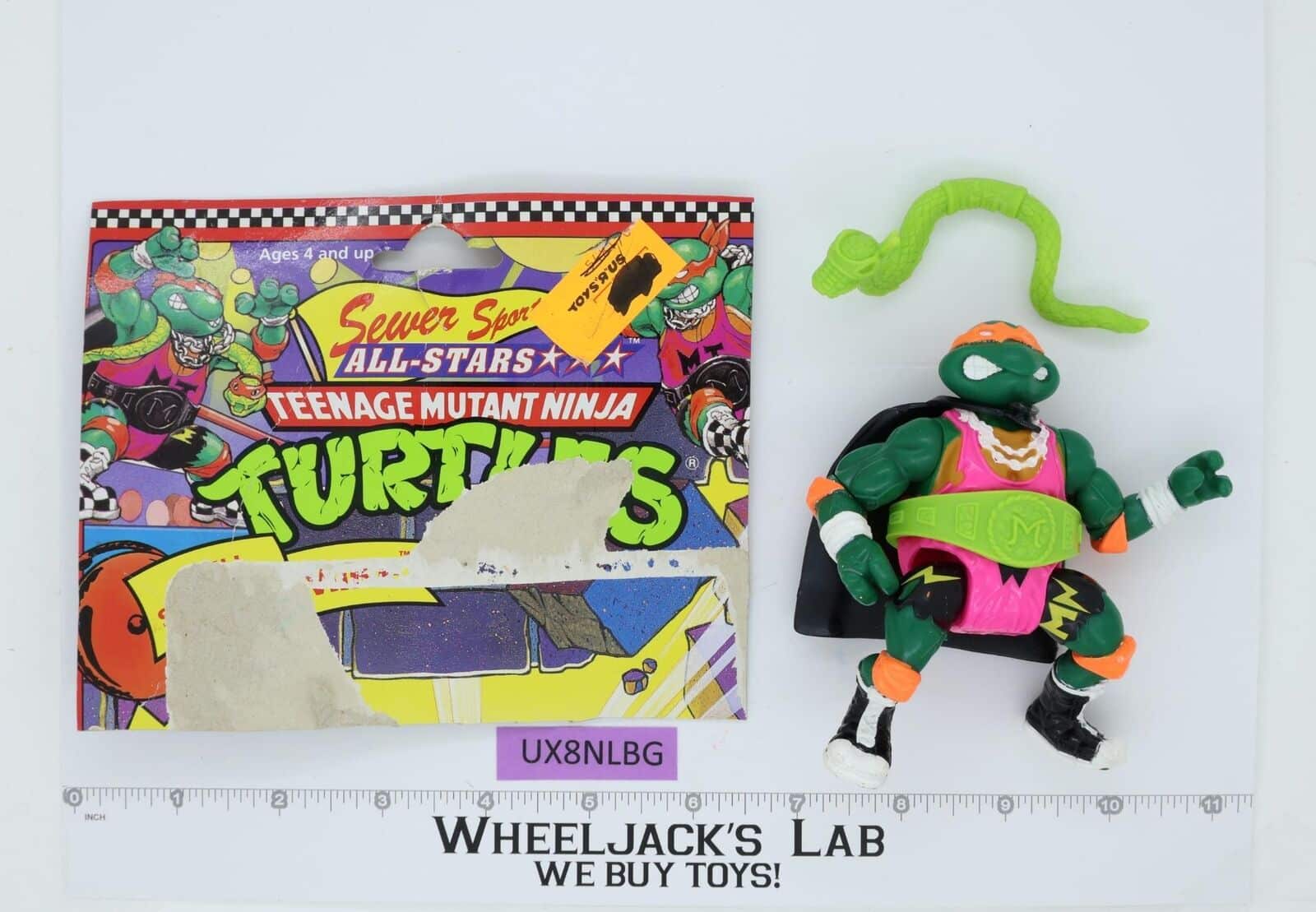 Shell Slammin' Mike 100% Complete Teenage Mutant Ninja Turtle 1991 ...