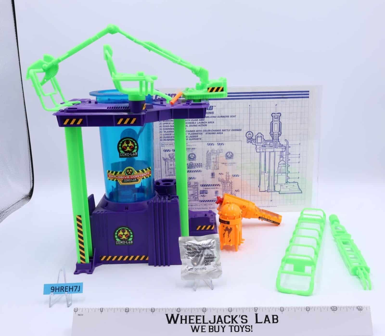 Toxo-Lab 100% Complete W/ Unused Dive Tablet GI Joe 1992 Hasbro Figure ...