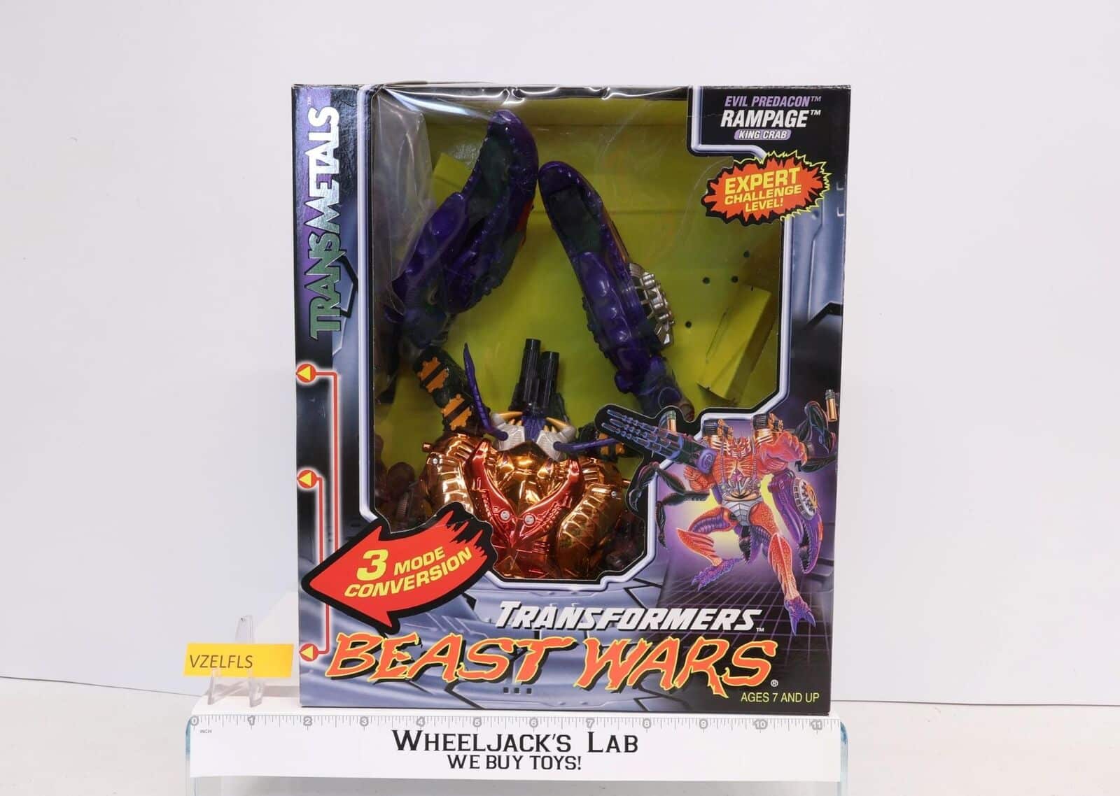 Rampage 100% Complete Transformers Transmetals Beast Wars 1999 Hasbro ...