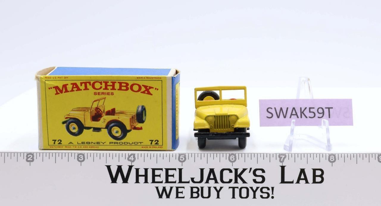 Standard Jeep 72 Lesney Matchbox Series 1960's Made In England ...