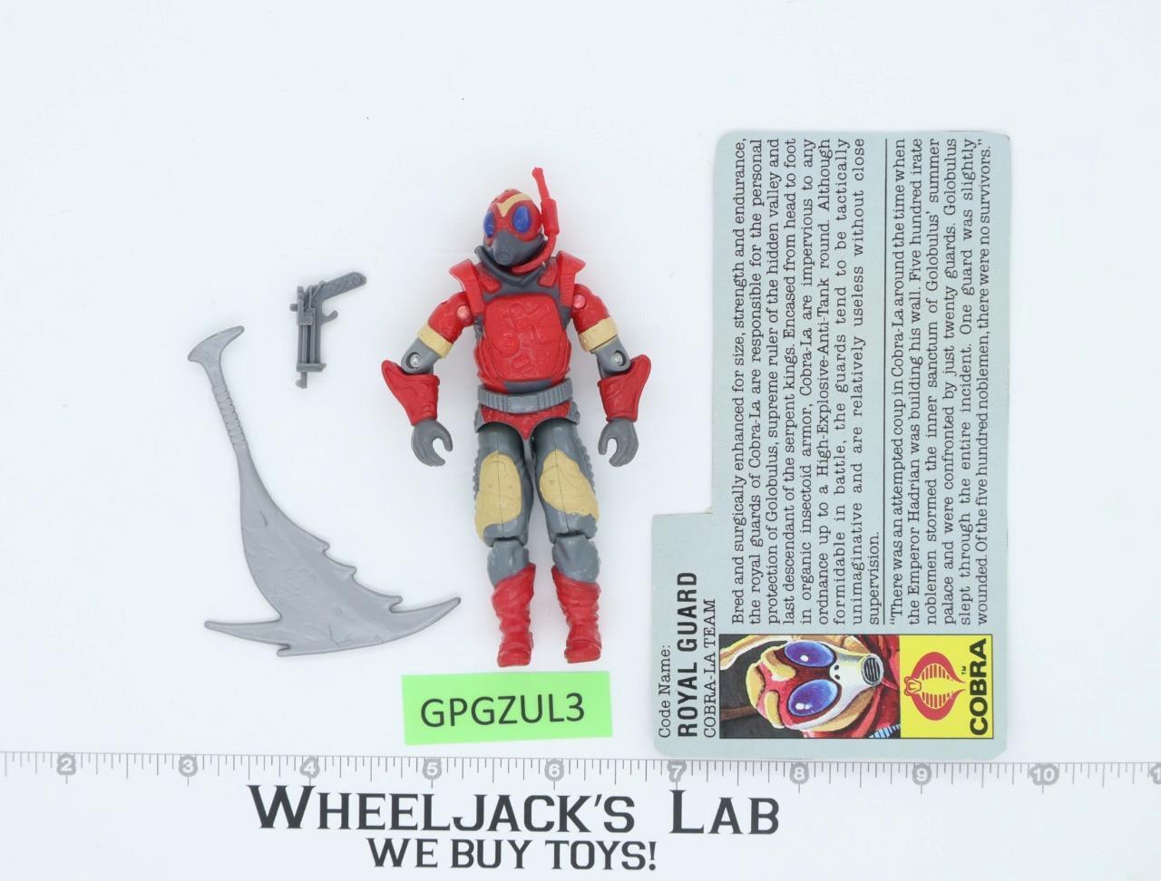 Royal Guard V1 100% Complete G.I. Joe 1987 Hasbro Vintage Action Figure ...