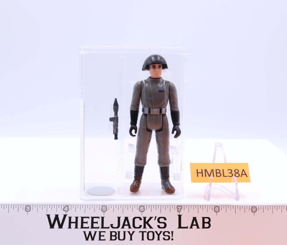 Death Squad Commander Dark Blue Emblem AFA U80 Star Wars 1977 Kenner ...