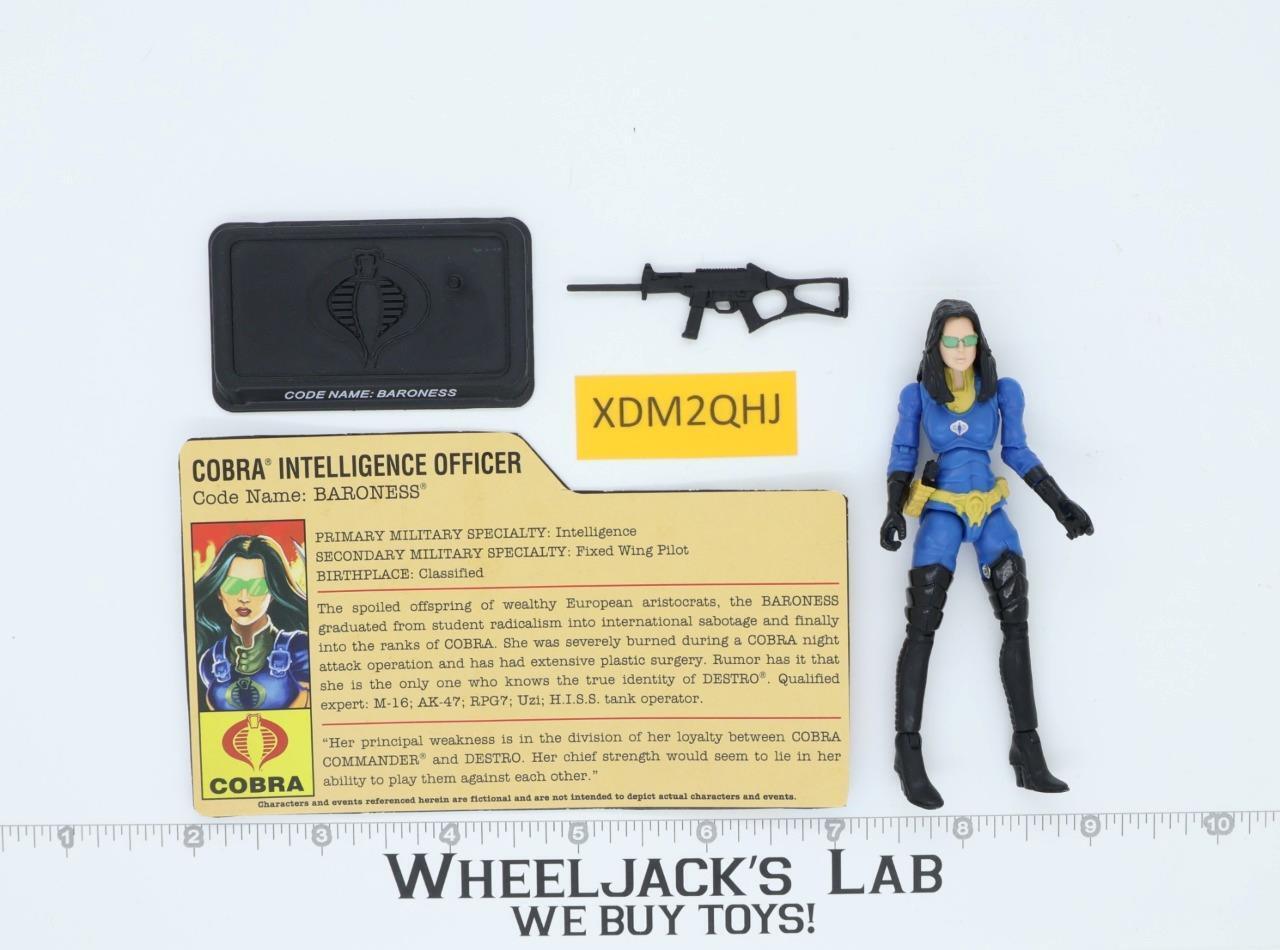 Baroness V10 100% Complete 25th Anniversary G.I. Joe 2008 Hasbro Action ...
