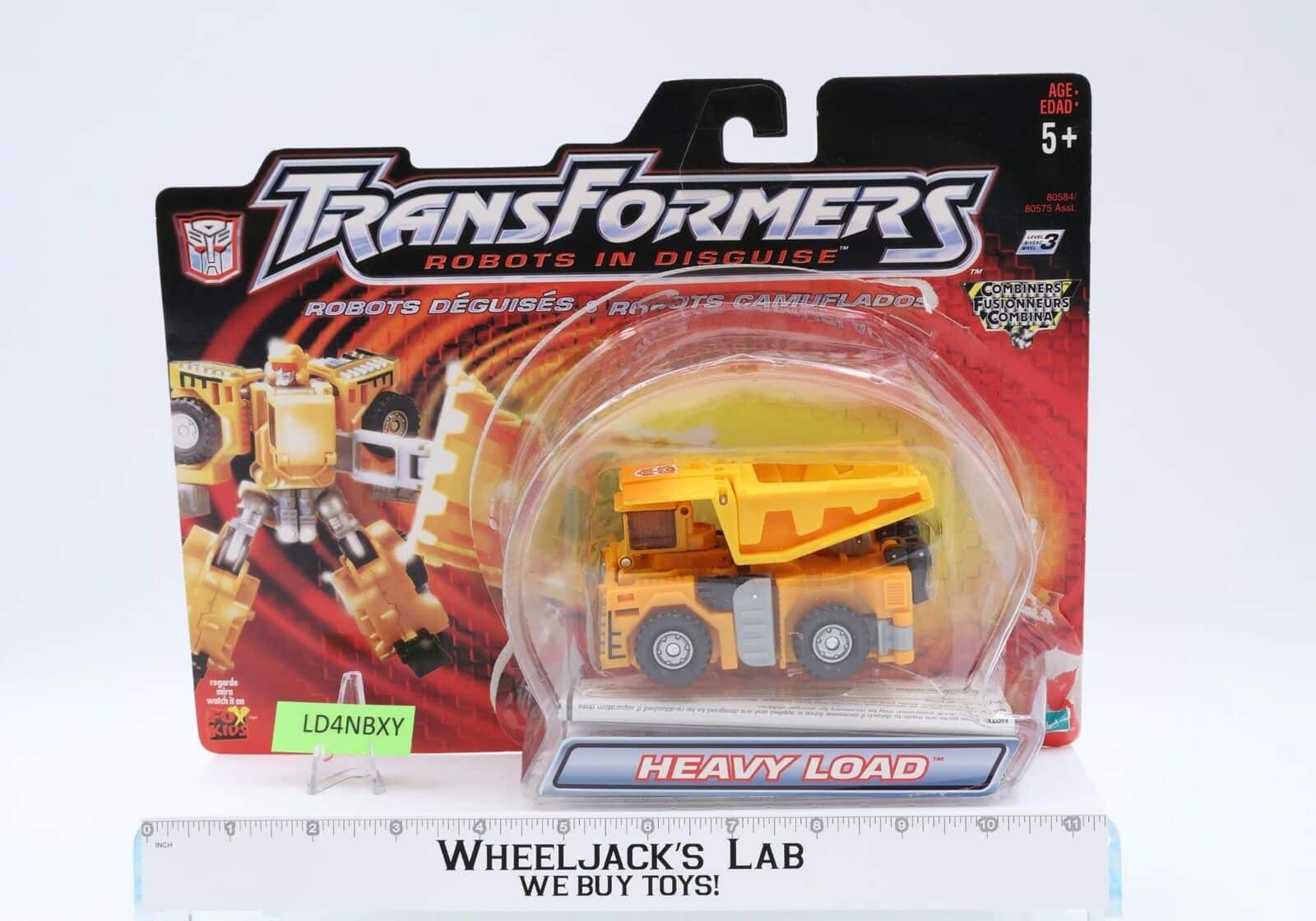 Heavy Load 100% Complete Transformers Robots in Disguise 2001 Hasbro ...