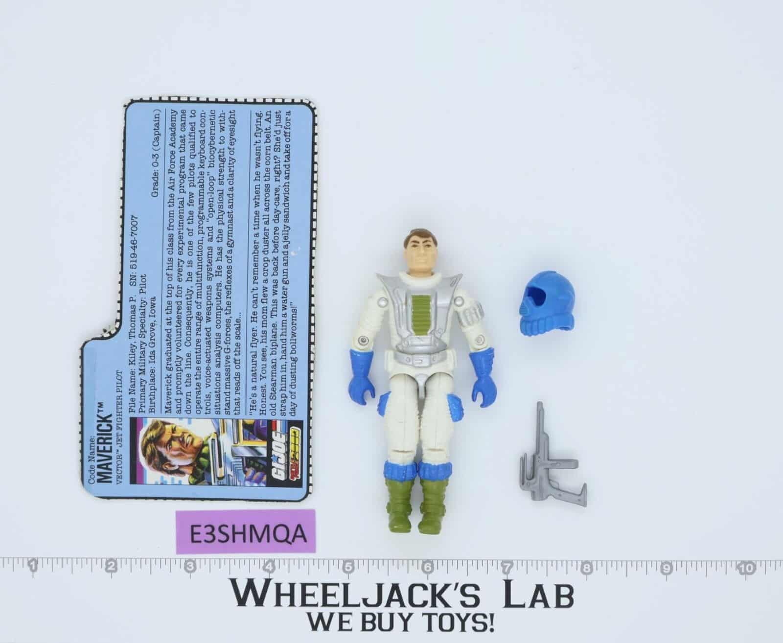 Maverick V1 100% Complete 1987 G.I. Joe Hasbro Vintage Action Figure ...