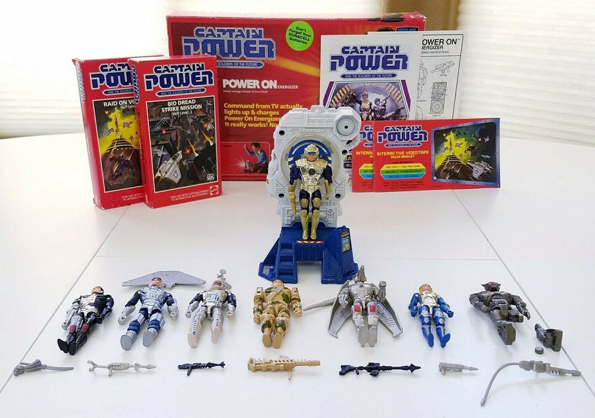 We Buy and Sell Captain Power Toys and Collections