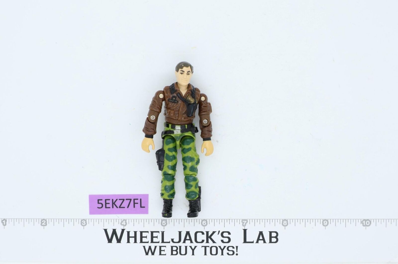 Hawk V2 G.I. Joe 1986 Hasbro Vintage Action Figure - Wheeljack's Lab