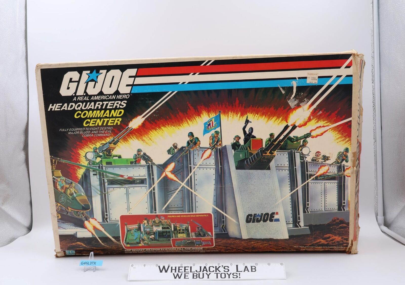 Headquarters Command Center 100% Complete W/Box GI Joe 1983 Hasbro Playset - Wheeljack's Lab