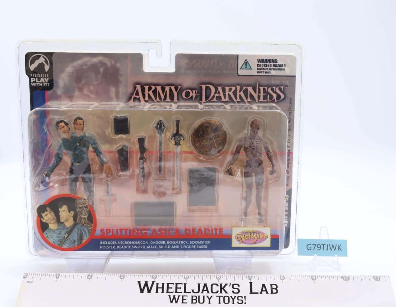 Splitting Ash & Deadite Series 1 Army of Darkness 2004 Palisades Toys ...