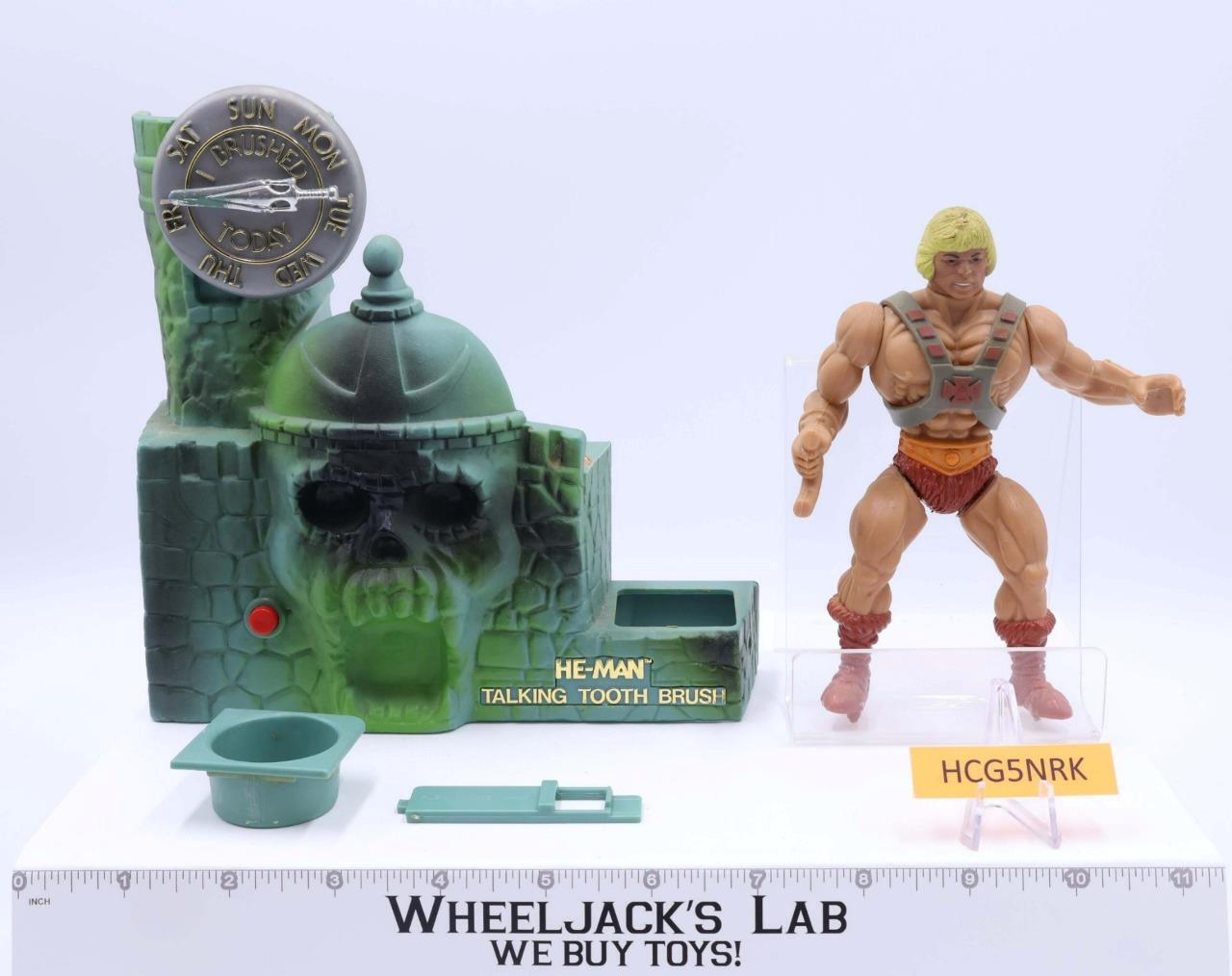 He-Man Talking Tooth Brush MOTU 1984 Mattel Masters of the Universe ...