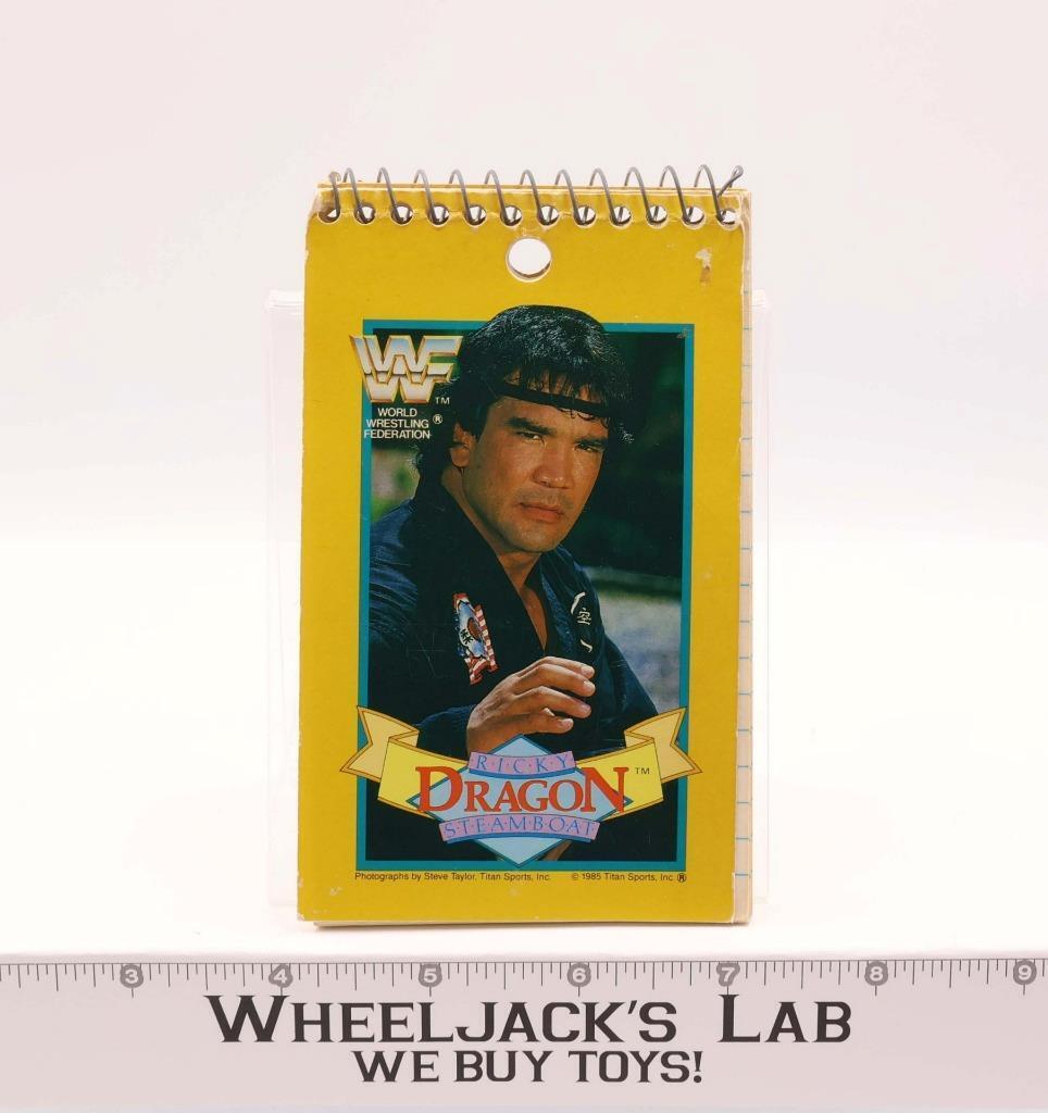 Ricky Dragon Steamboat Memo Pad WWF Titan Sports Inc. 1985 Vintage ...