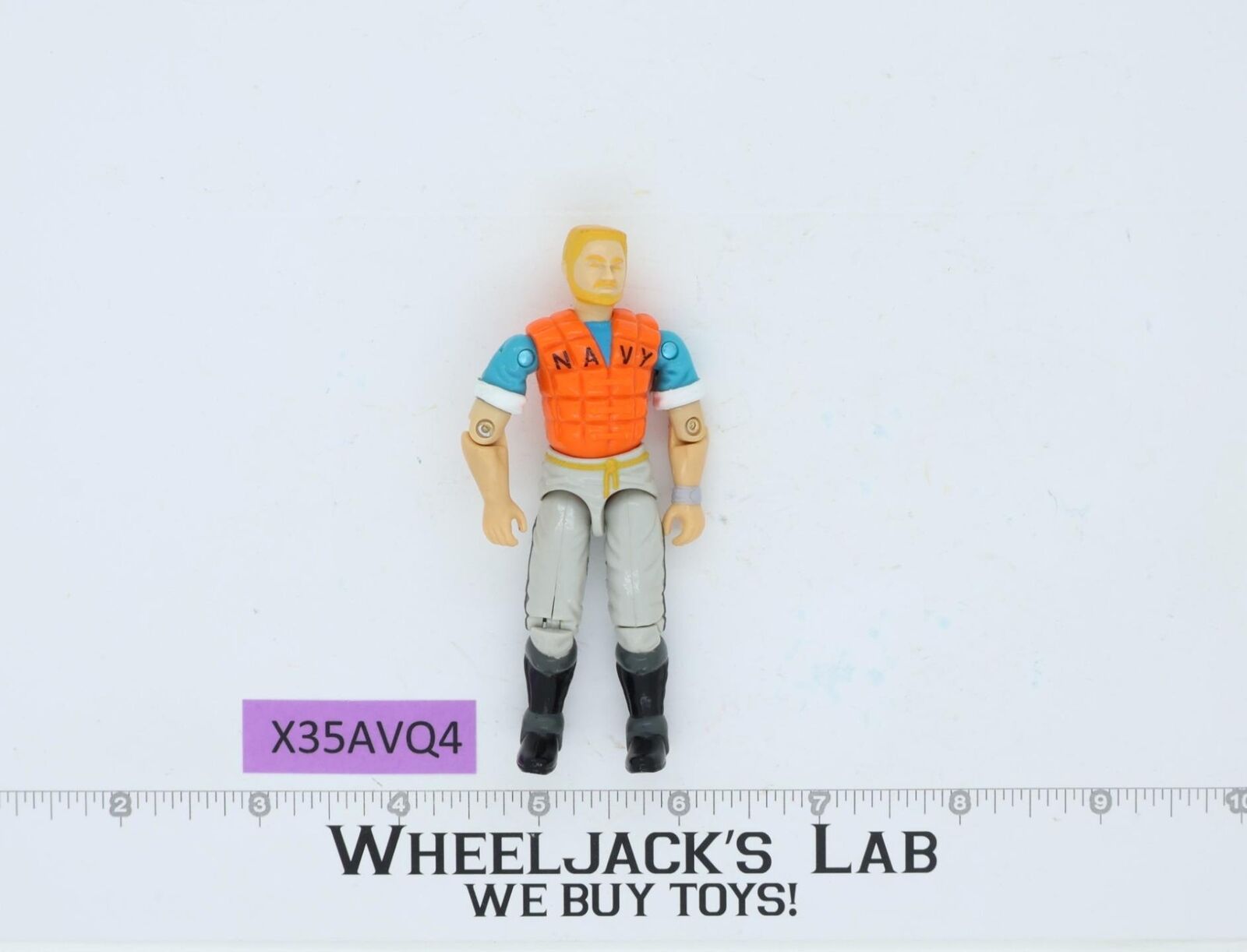 Topside V1 G.I. Joe 1990 Hasbro Vintage Action Figure - Wheeljack's Lab