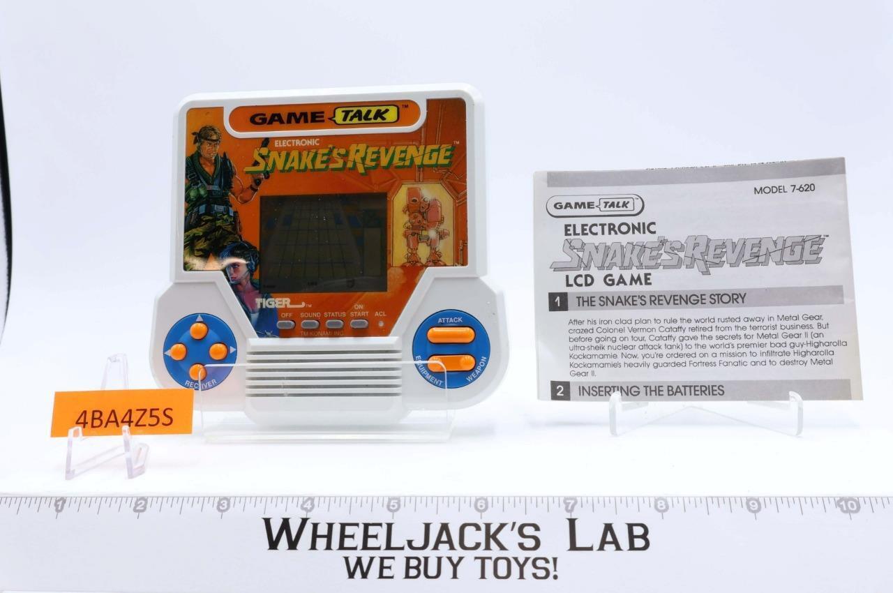Snake's Revenge W/Instruction Sheet 1990 Tiger Handheld Electronic Game ...