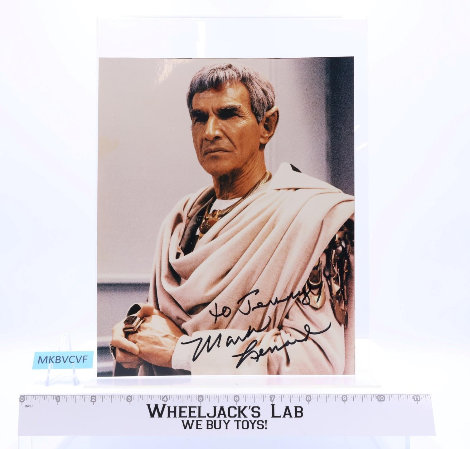 Sarek Star Trek Mark Lenard AUTOGRAPHED 8x10 Picture - Wheeljack's Lab