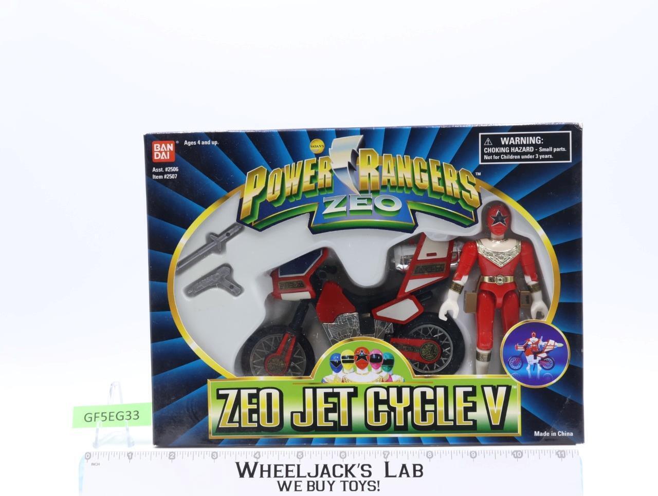 Zeo Jet Cycle V Power Rangers 1996 Bandai #2507 Red NEW MISB ...