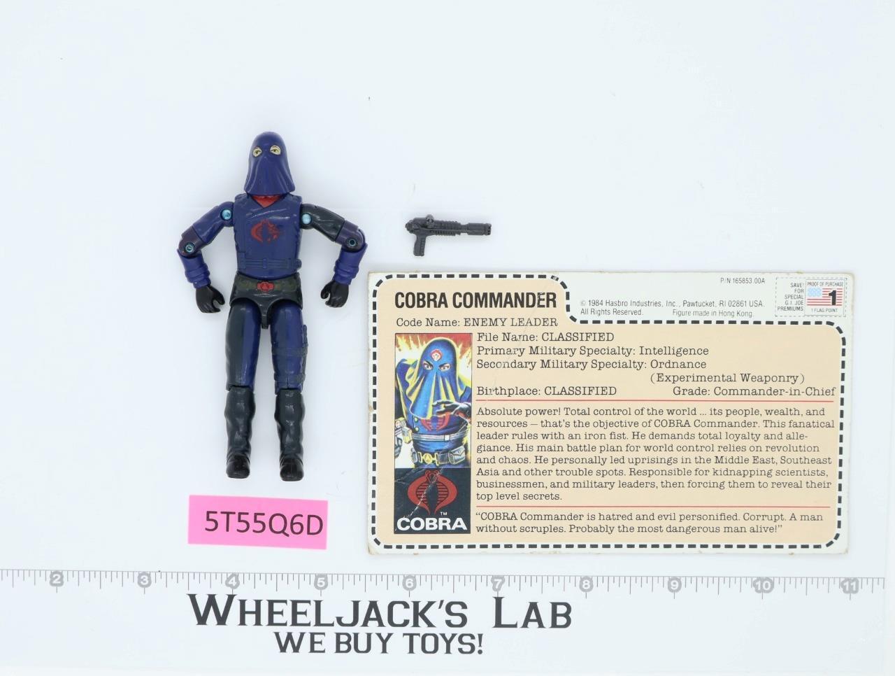 Cobra Commander V2 MAIL AWAY 100% Complete G.I. Joe 1984 Hasbro Vintage ...