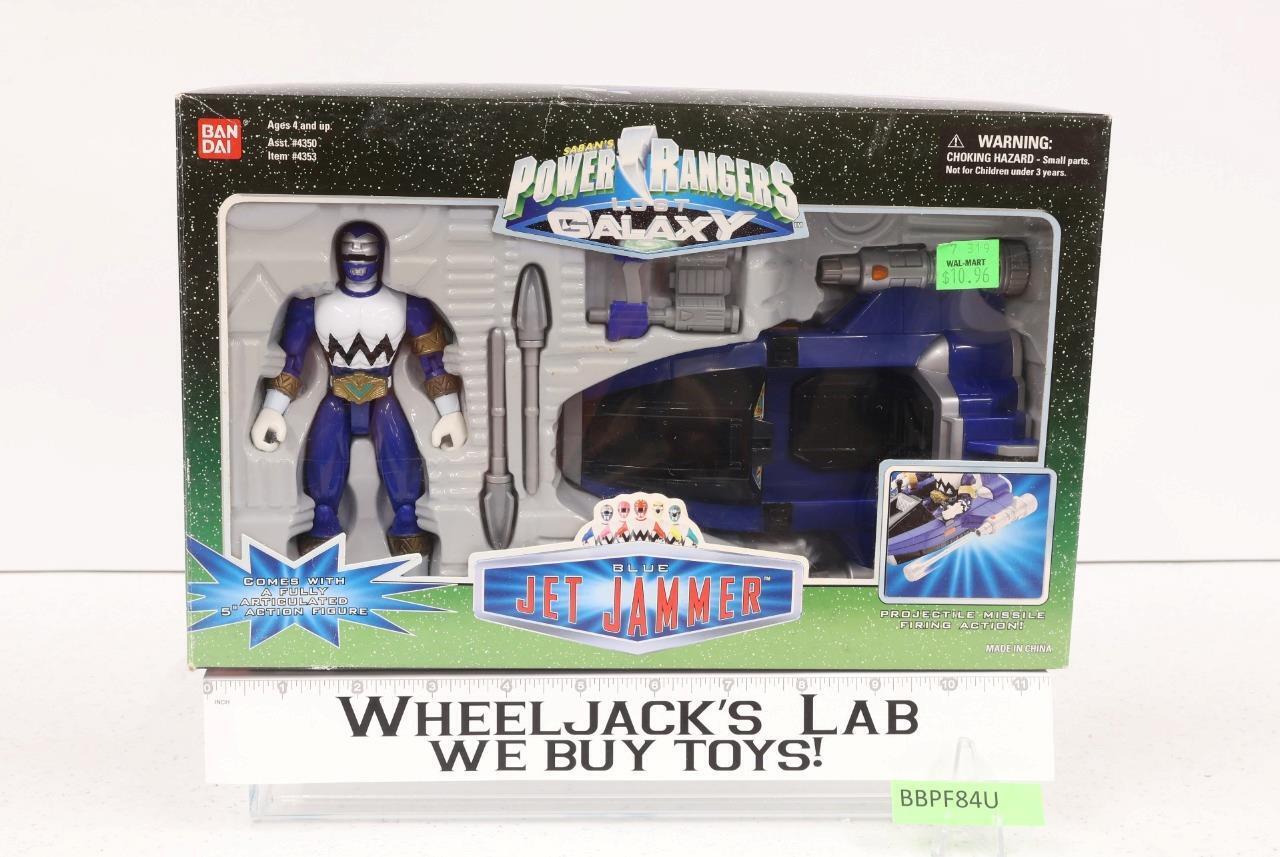 Blue Jet Jammer 100% Complete Power Rangers Lost Galaxy 1999 Bandai ...