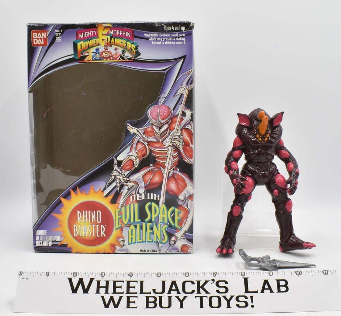 Rhino Blaster Mighty Morphin Power Rangers 1994 Bandai Action Figure ...