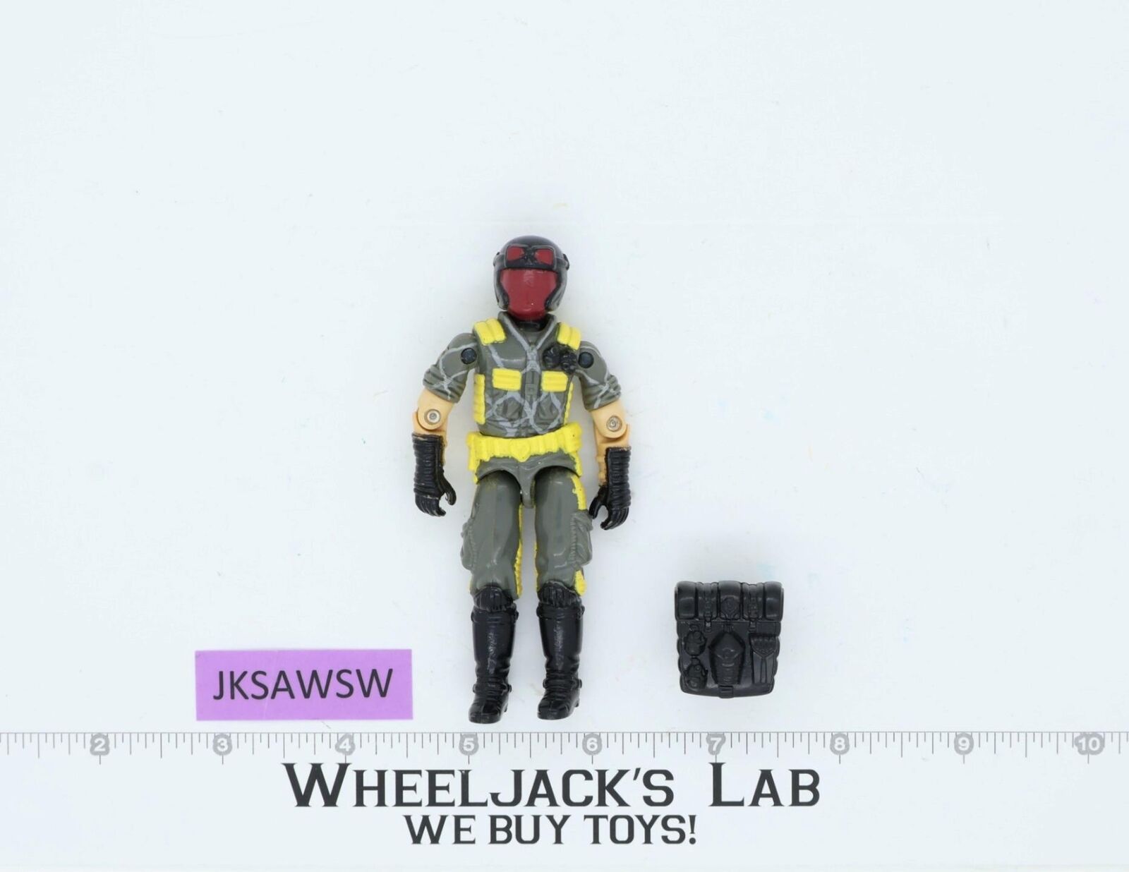 Python Viper V2 G.I. Joe 1989 Hasbro Vintage Action Figure - Wheeljack's Lab