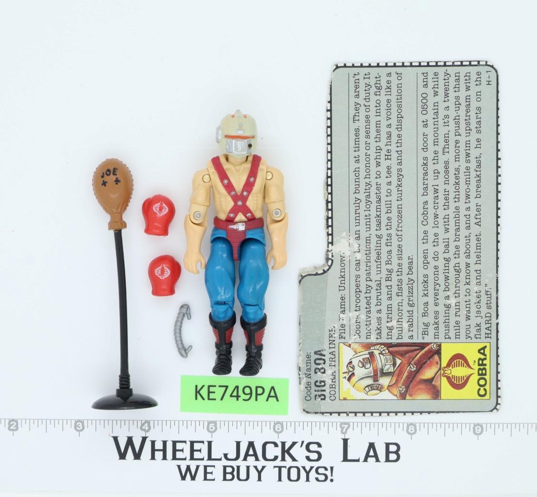 Big Boa V1 100% Complete G.I. Joe 1987 Hasbro Vintage Action Figure ...