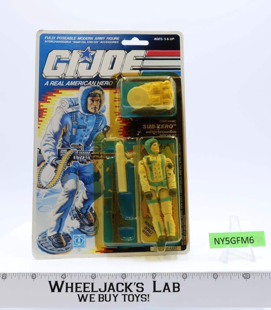 Sub-Zero GI Joe ARAH 1990 Hasbro Vintage Action Figure NEW MOSC SEALED ...