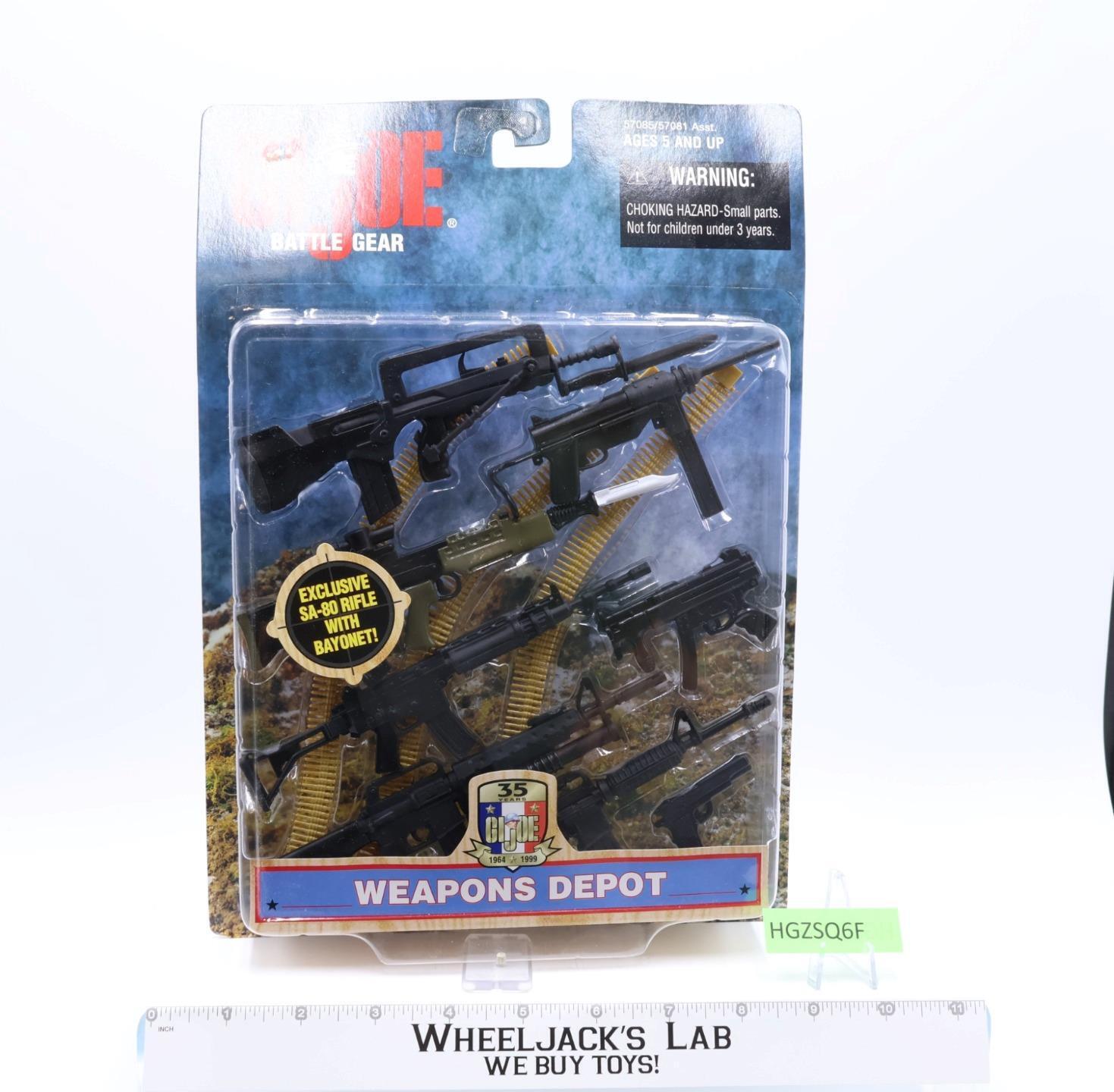 Weapons Depot GI Joe 12" Hasbro MOSC 1999 Action Figure Battle Gear NEW ...