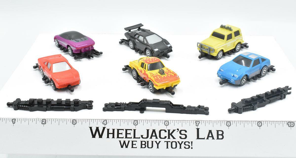 Road Hogs Plastic Linking Cars Lot #6 Hasbro Takara 1987 Vehicles ...