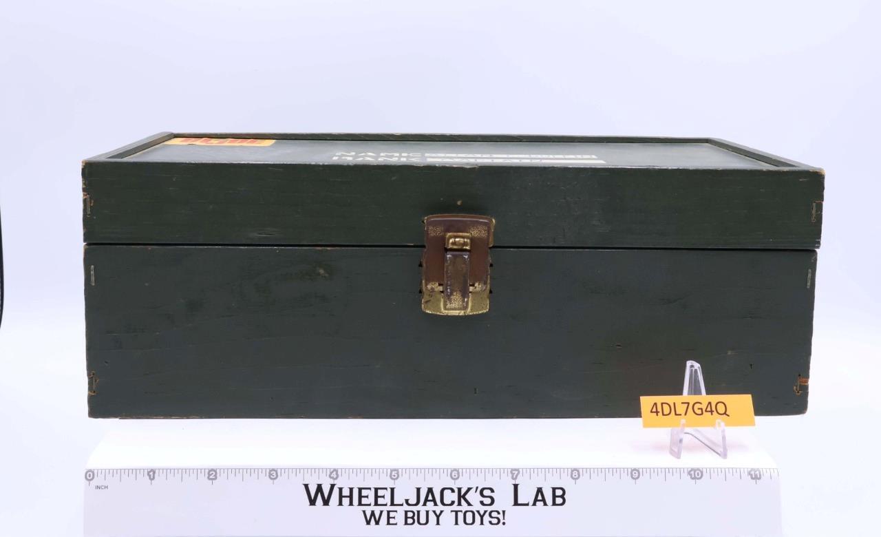 Wooden Footlocker Foot Locker W/Gear Tray 1964 GI Joe ARAH Hasbro ...