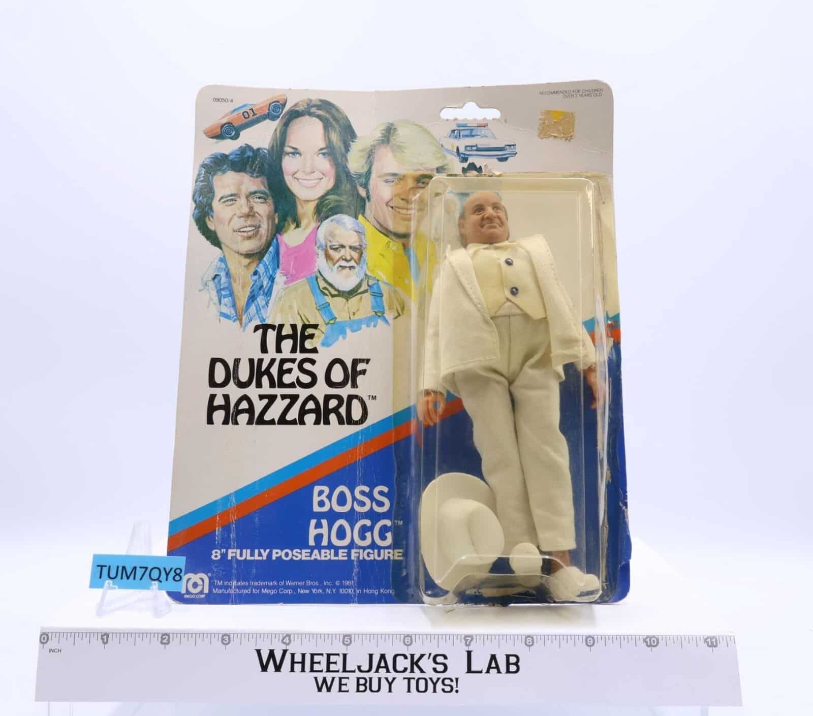 Boss Hogg Dukes Of Hazzard 1981 Mego 8" Action Figure NEW MOSC SEALED ...