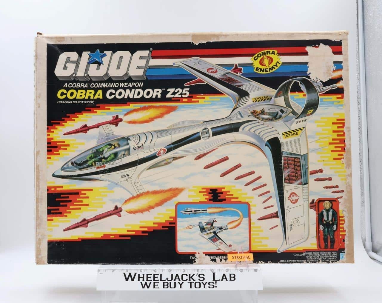 Cobra Condor Z25 100% Complete GI Joe 1989 Hasbro Action Figure Vehicle ...